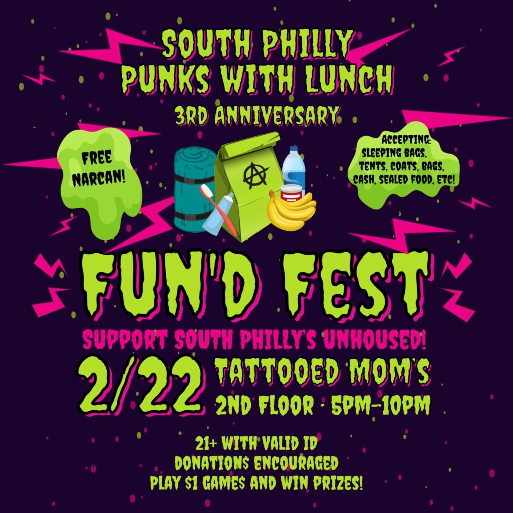 South Philly Punks with Lunch 3rd Anniversary: FUN'D FEST - Tattooed Mom